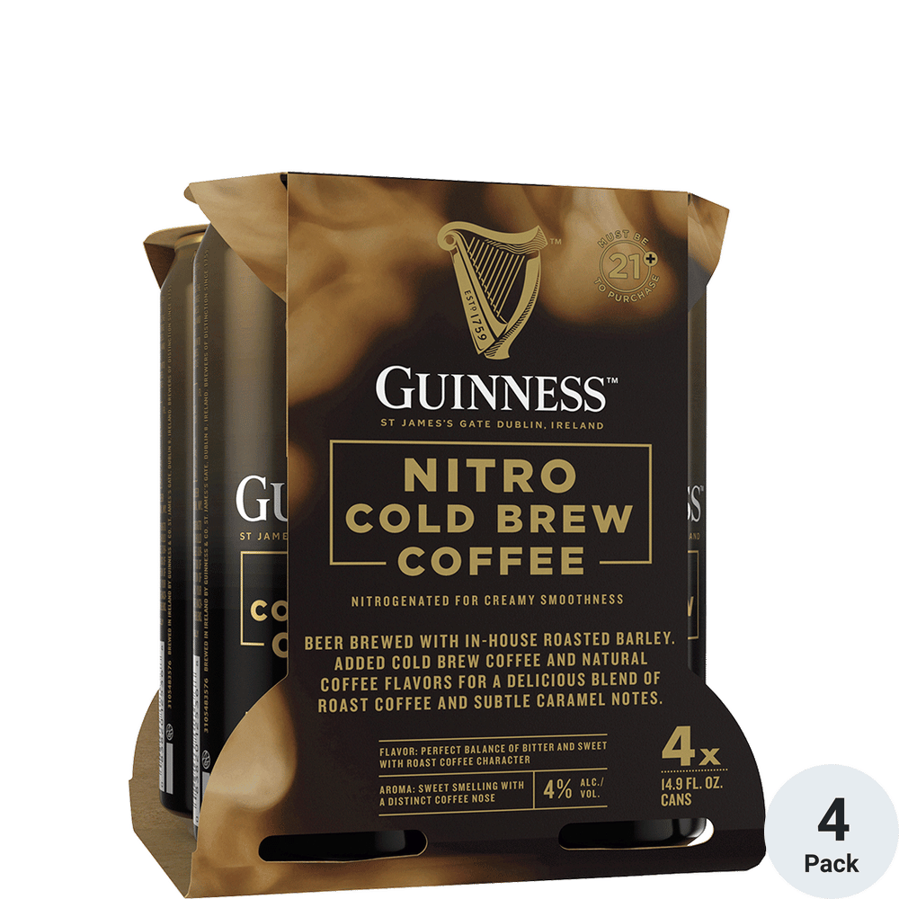 Guinness Nitro Cold Brew Coffee Stout | Total Wine & More