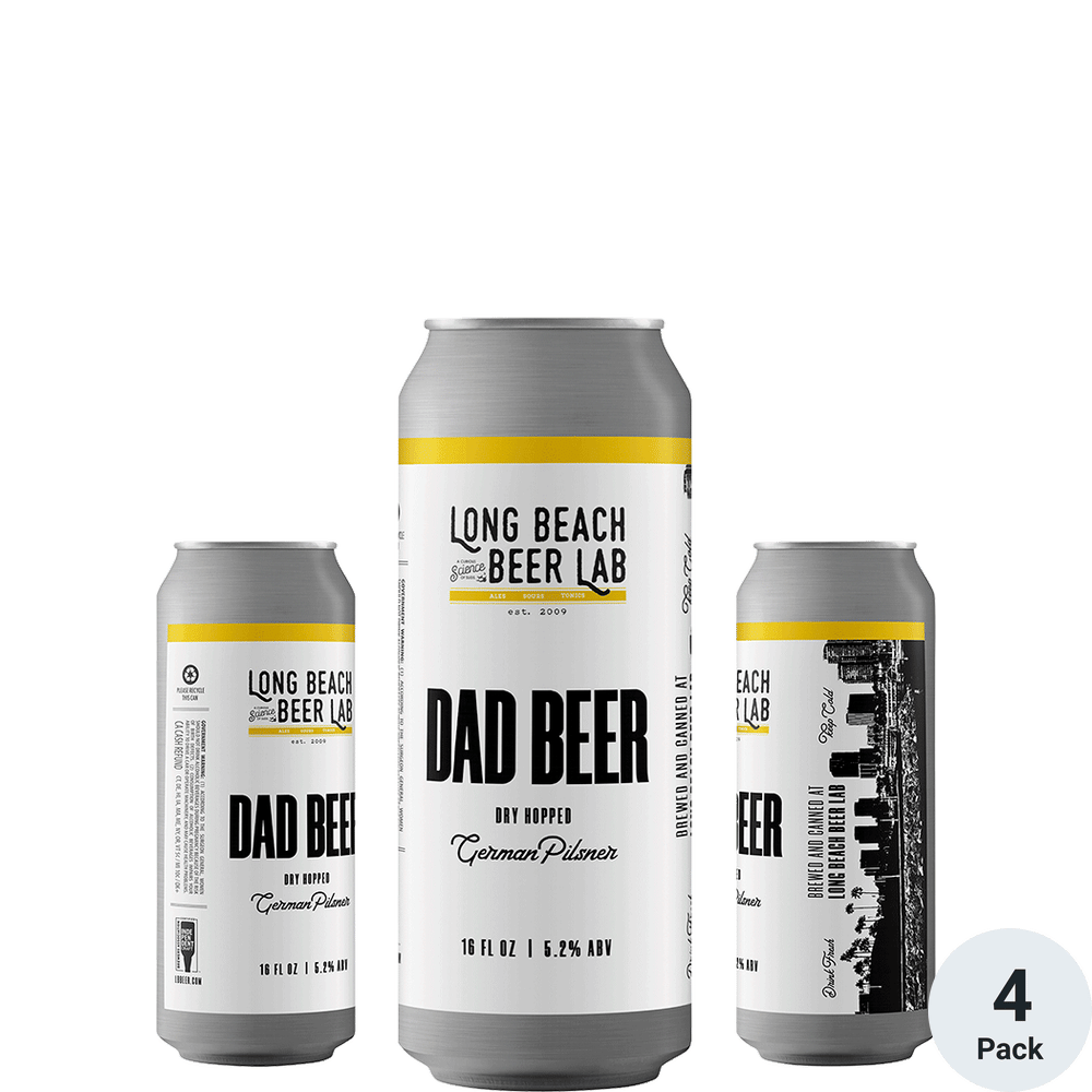 Long Beach Dad Beer | Total Wine & More - 4pk-16oz Cans