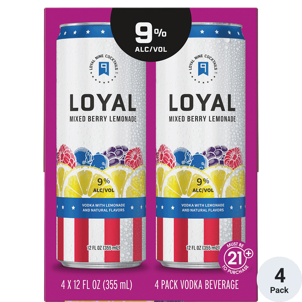 Loyal 9 Mixed Berry Lemonade | Total Wine & More
