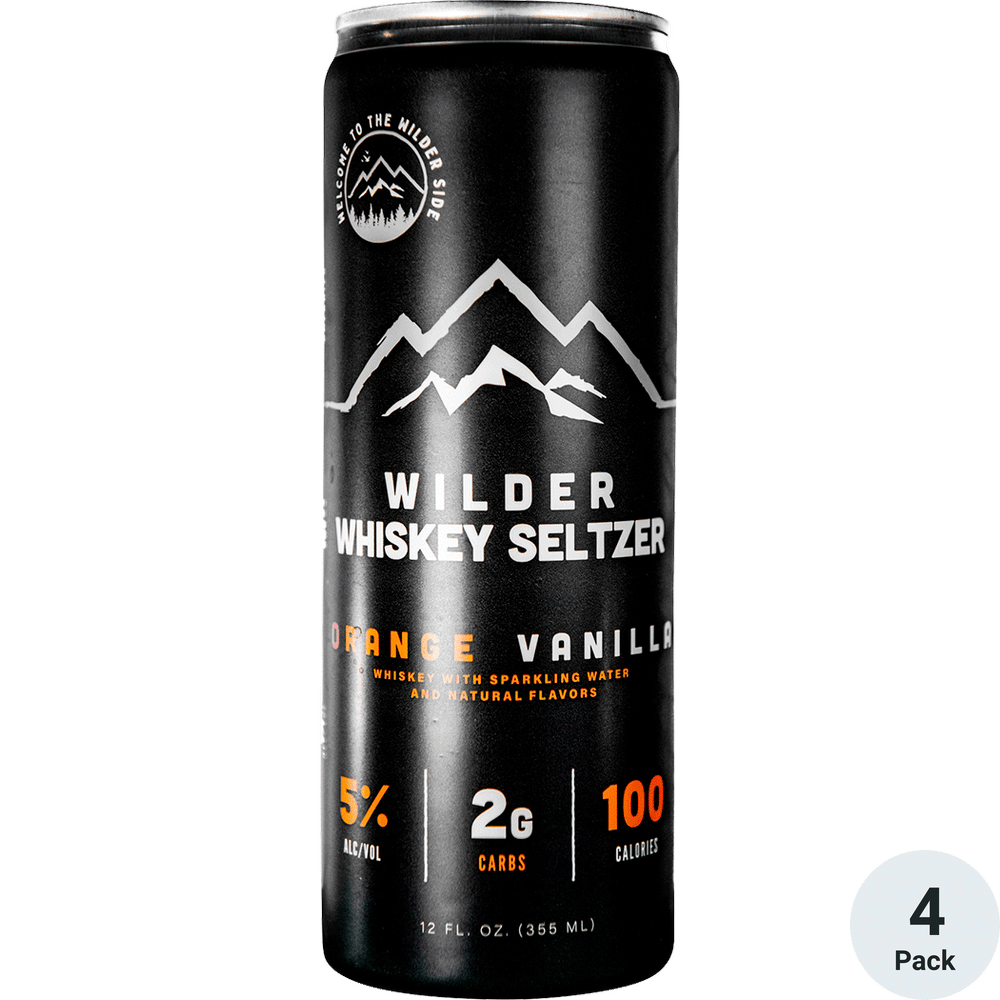 Wilder Whiskey Orange Vanilla Seltzer | Total Wine & More