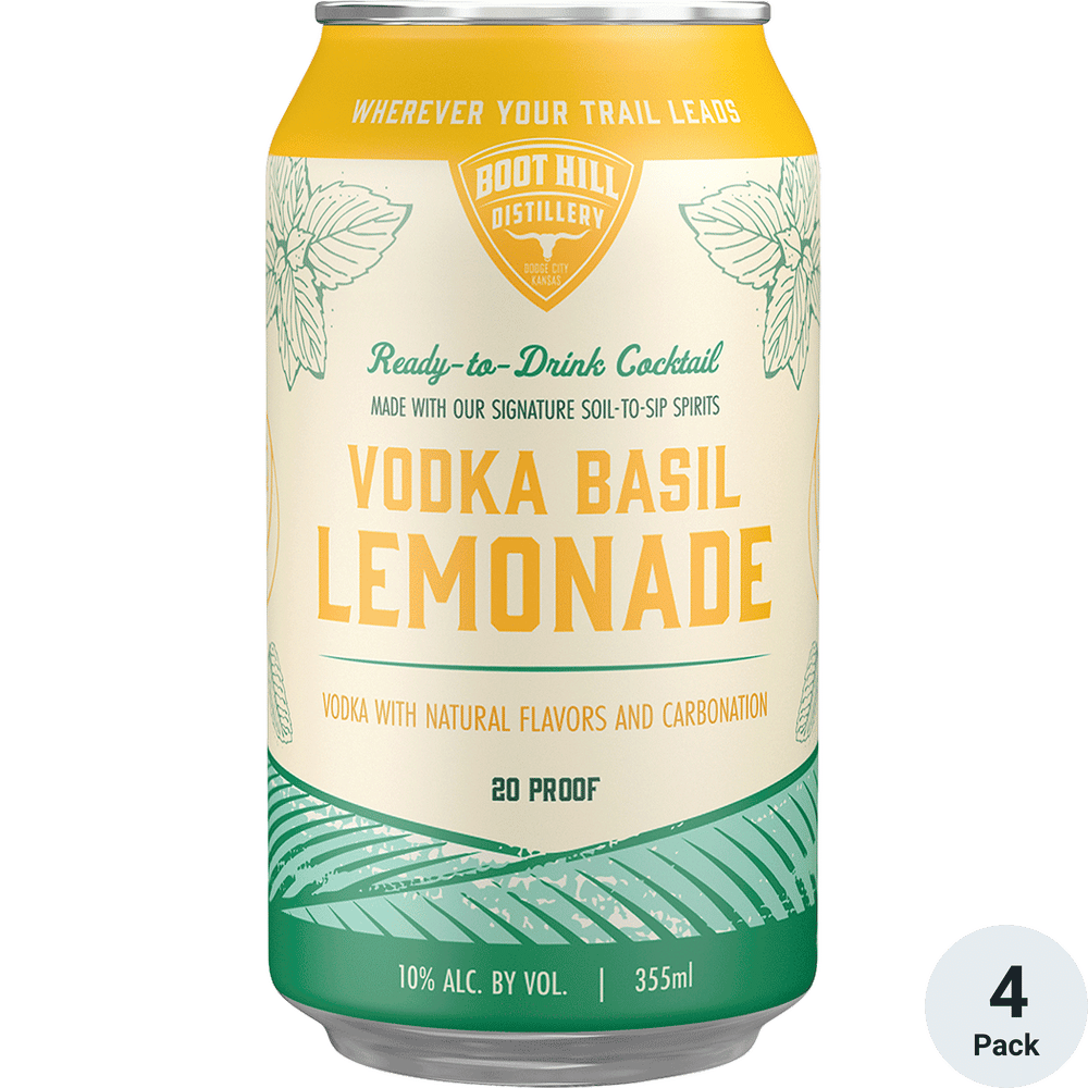 Boot Hill Vodka Basil Lemonade | Total Wine & More