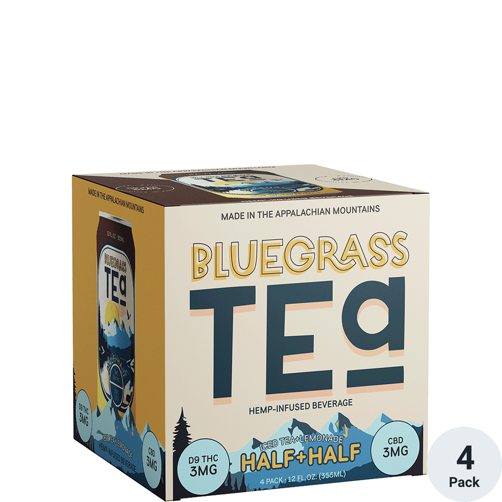 Bluegrass Tea THC 3mg Half & Half | Total Wine & More