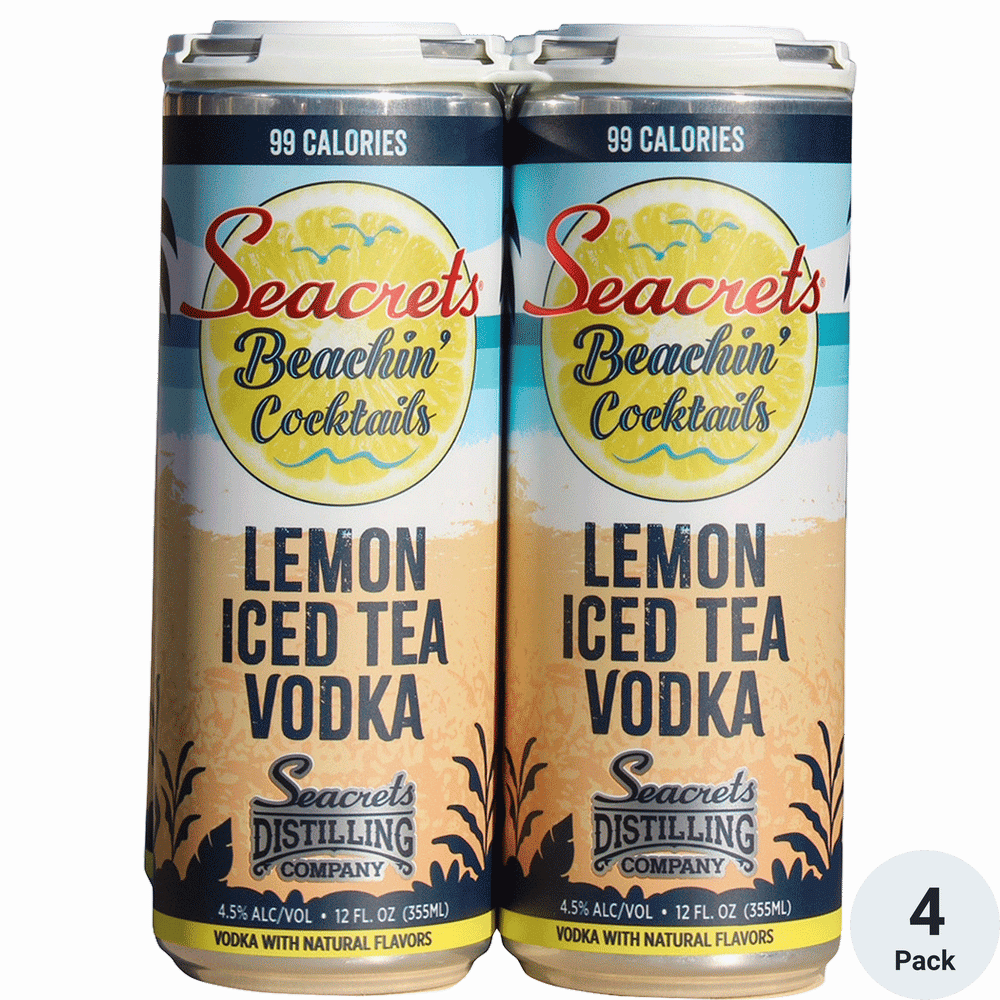 Seacrets Beachin' Cocktails Vodka Lemon Iced Tea | Total Wine & More