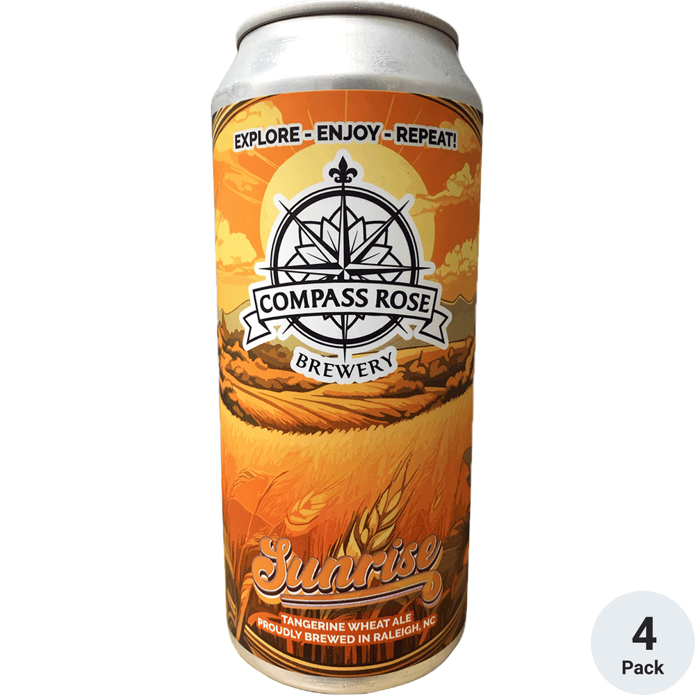 Compass Rose Sunrise Tangerine Wheat Ale | Total Wine & More