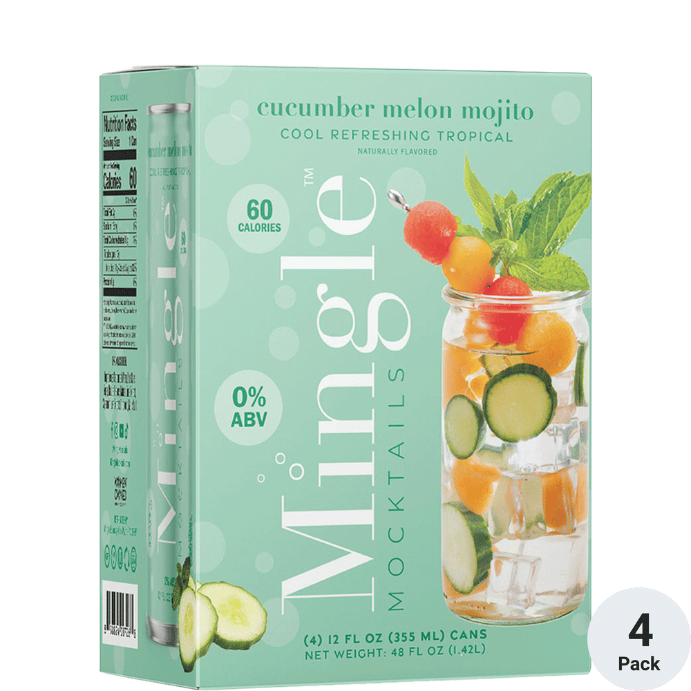 Mingle Non-Alcoholic Cucumber Melon Mojito | Total Wine & More