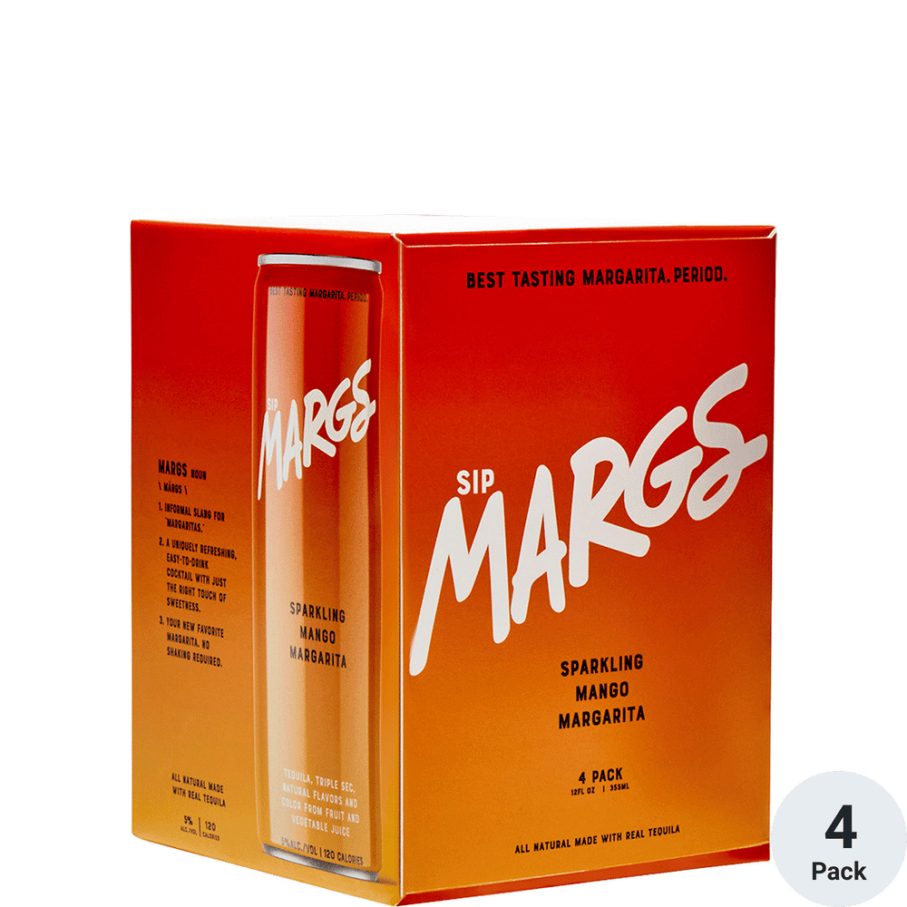 SipMargs Mango Canned Margaritas | Total Wine & More