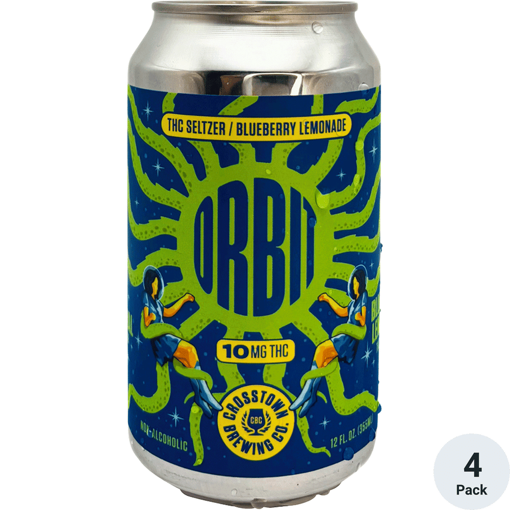 Orbit THC 10mg Blueberry Lemonade | Total Wine & More