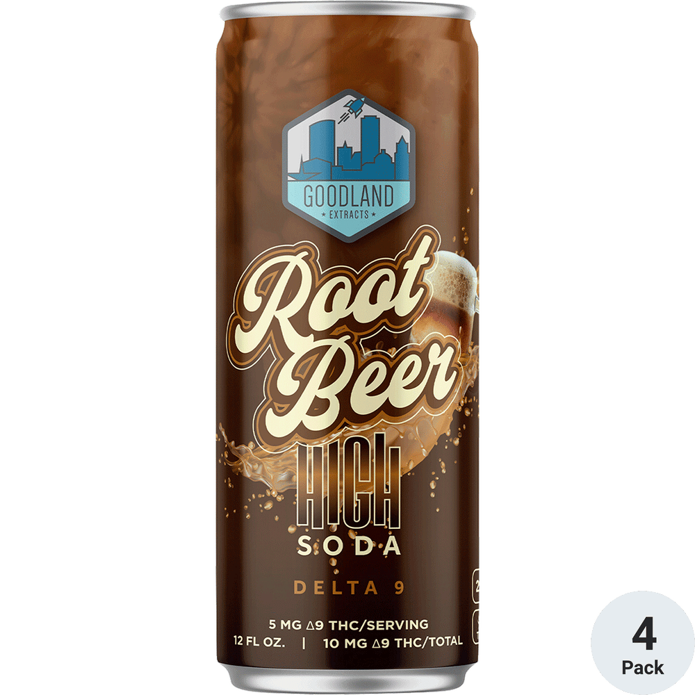 Goodland THC 10mg Root Beer High Soda | Total Wine & More