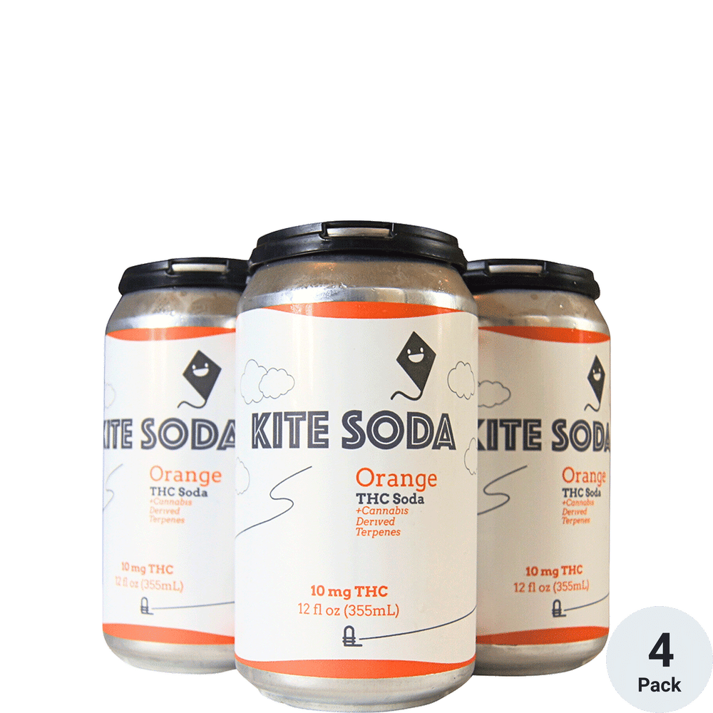 Kite Soda THC 10mg Orange | Total Wine & More Kite Soda THC 10mg Orange | Total Wine & More