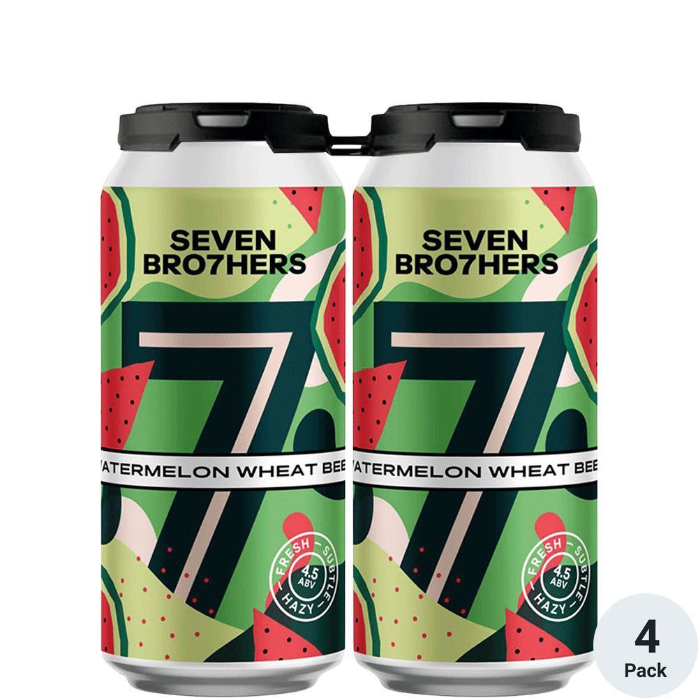 Seven Brothers Watermelon Wheat Beer | Total Wine & More