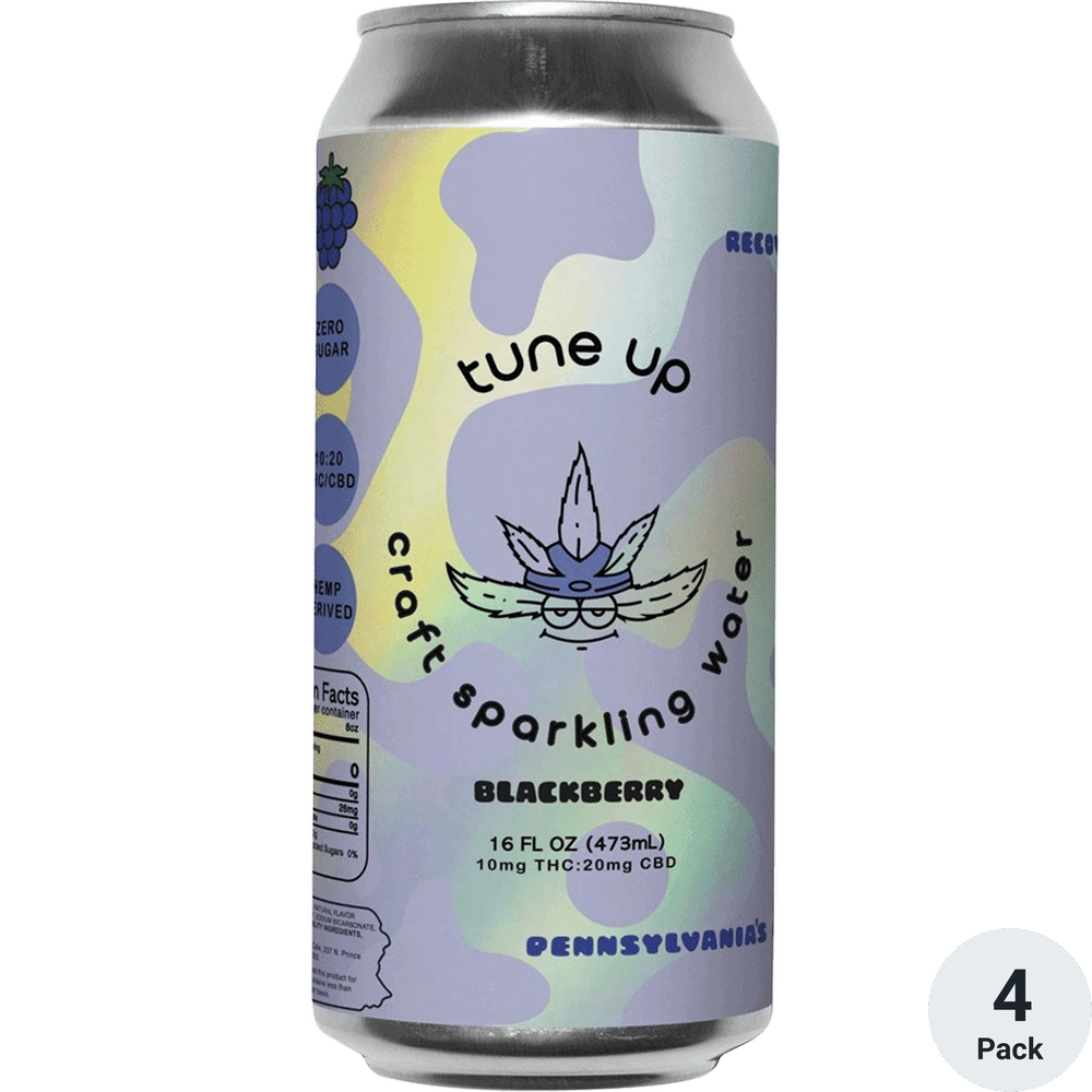 Endo Tune UP THC 10mg Blackberry Sparkling Water | Total Wine & More