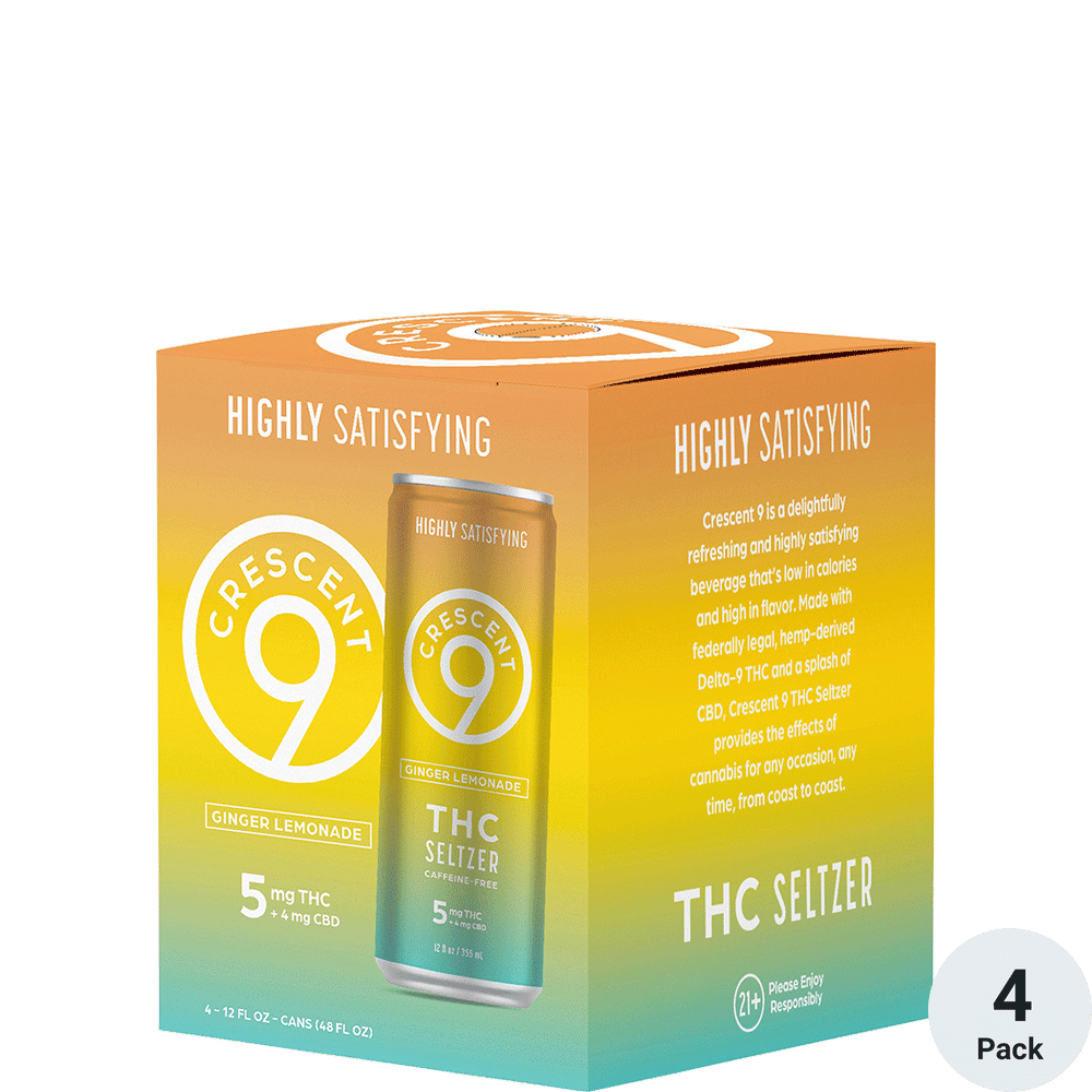Crescent THC 5mg Ginger Lemonade | Total Wine & More