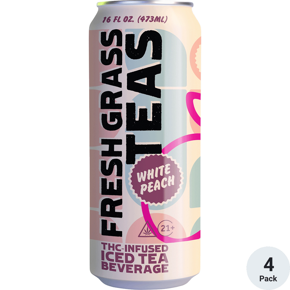 Fresh Grass Teas THC 10mg White Peach | Total Wine & More