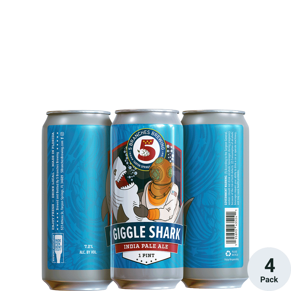 5 Branches Giggle Shark IPA | Total Wine & More