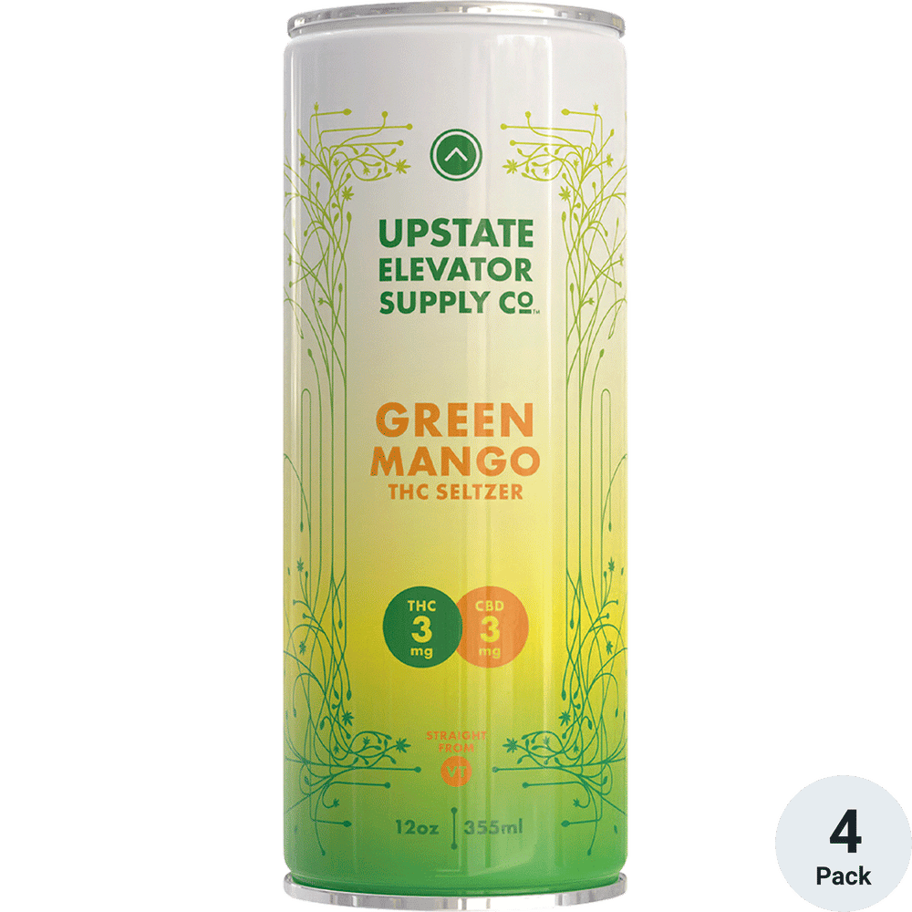 Upstate Elevator Co THC 3mg Green Mango CT | Total Wine & More