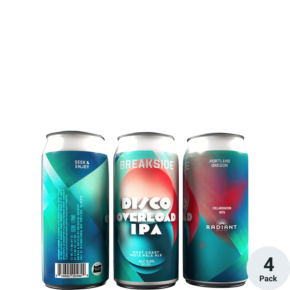Breakside Disco Overload IPA Radiant Collab | Total Wine & More