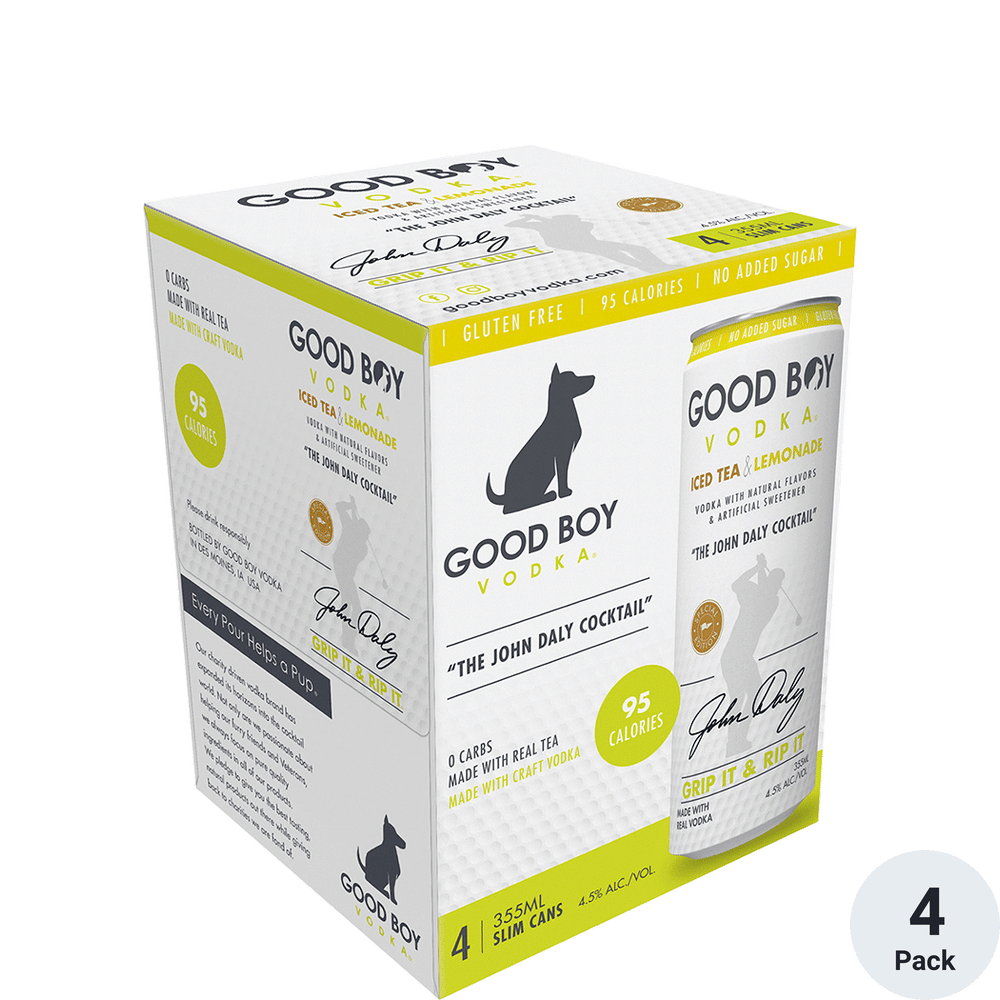 Good Boy John Daly Vodka Seltzer | Total Wine & More