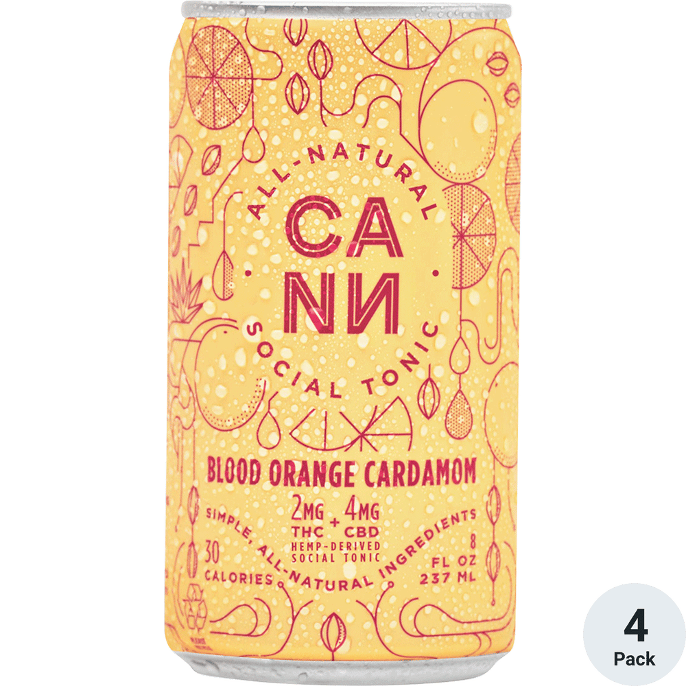 Cann THC 3MG Blood Orange Cardamom CT | Total Wine & More