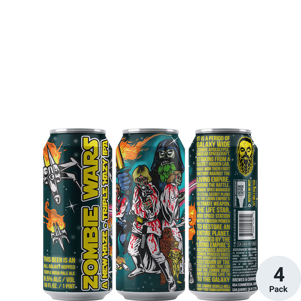 Beer Zombies Zombie Wars A New Haze Hazy IIIPA | Total Wine & More