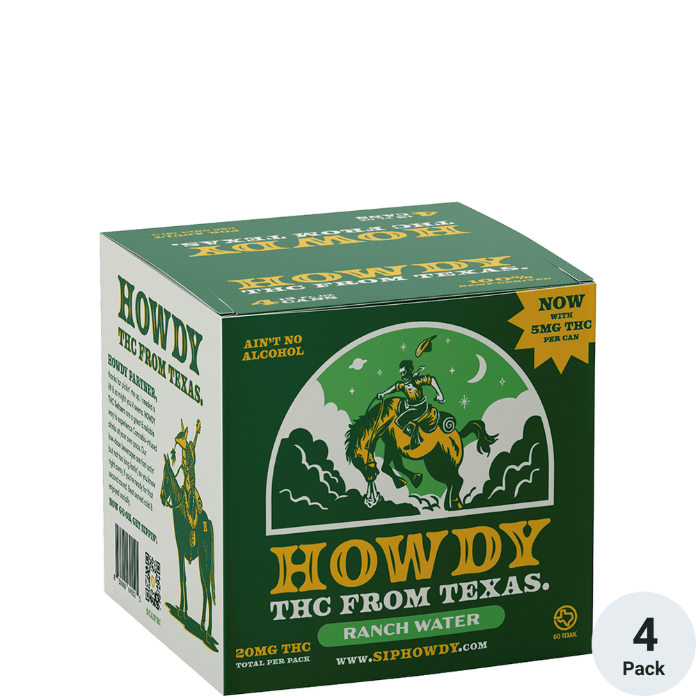 Howdy THC 5mg Ranch Water | Total Wine & More