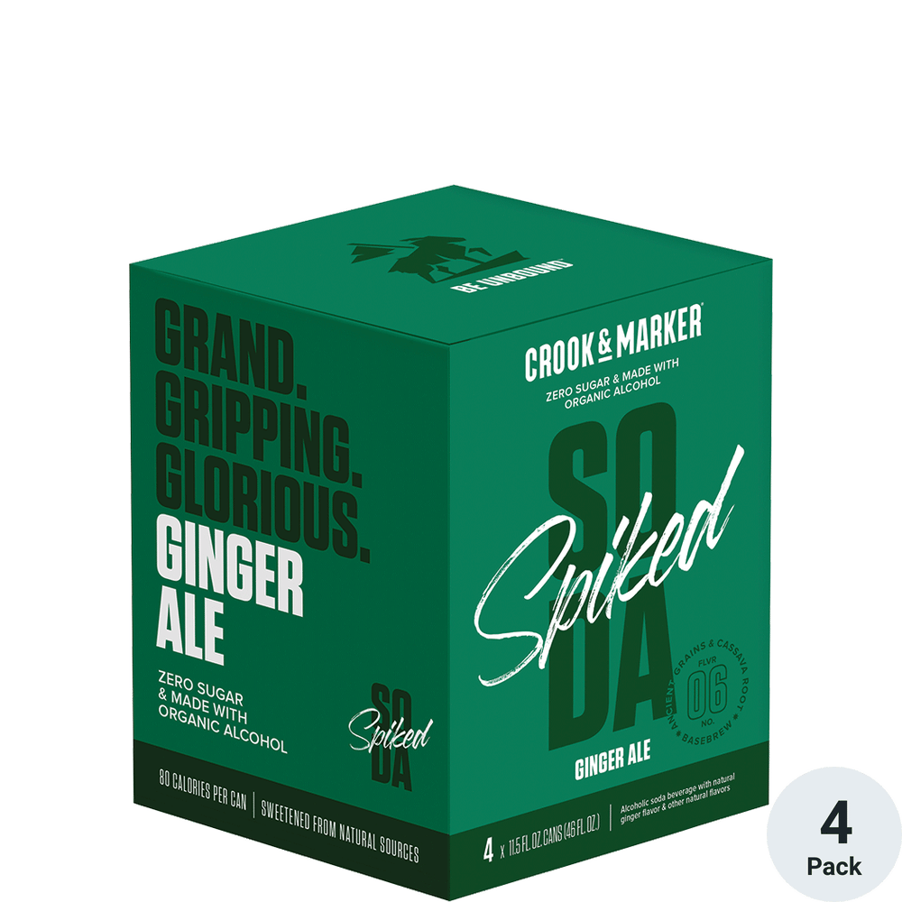 Crook & Marker Spiked Soda Ginger Ale | Total Wine & More