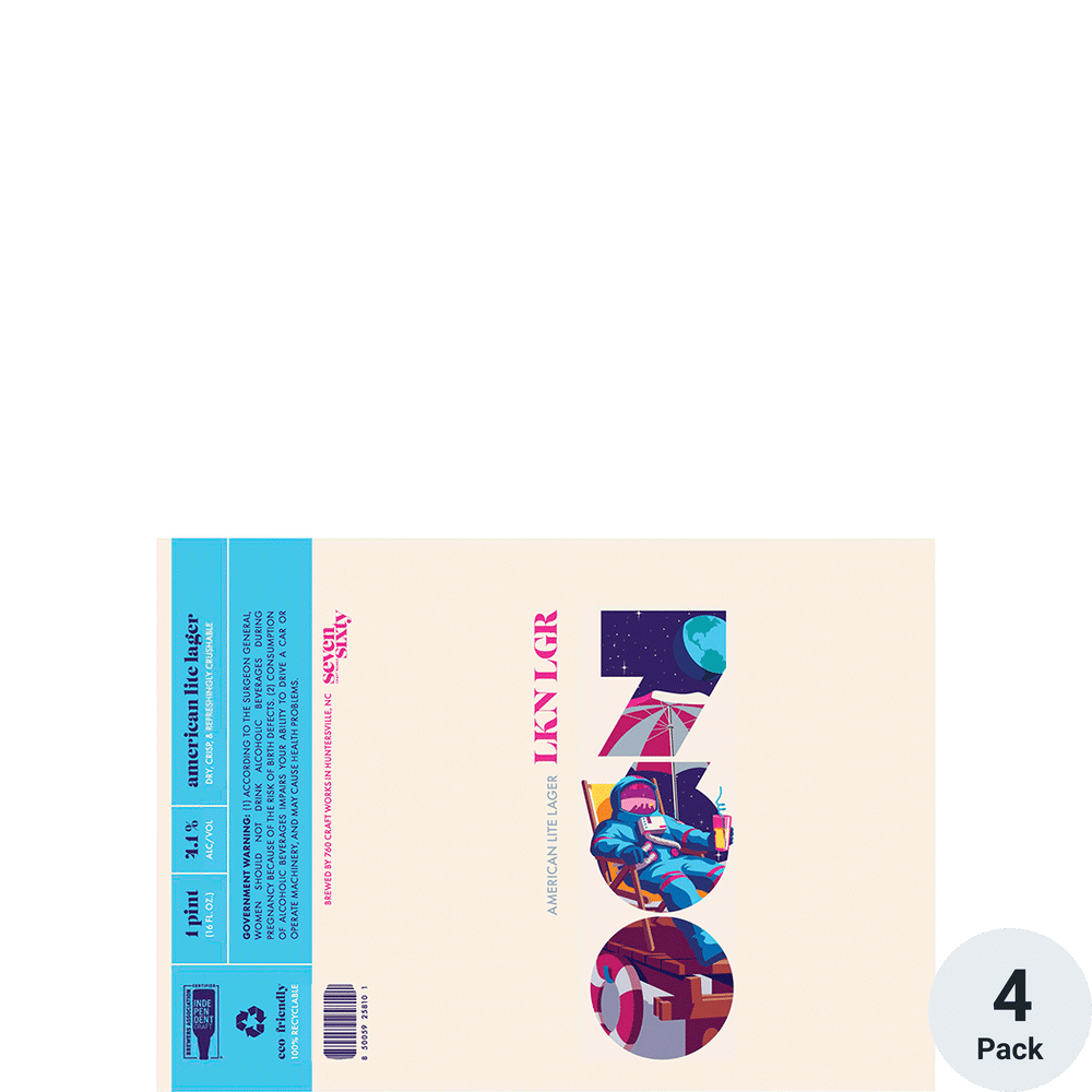 760 Craft ""LKN LGR"" American Lite Lager | Total Wine & More