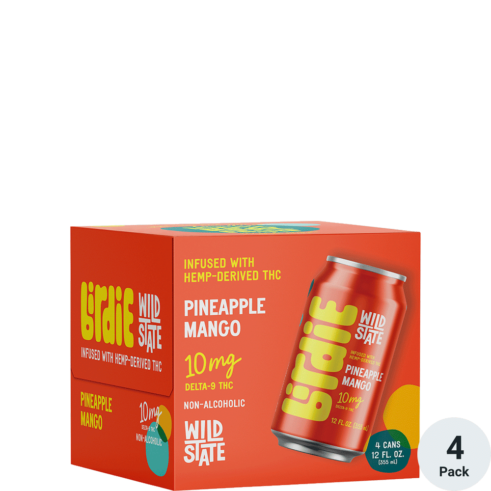 Birdie THC 10mg Pineapple Mango | Total Wine & More