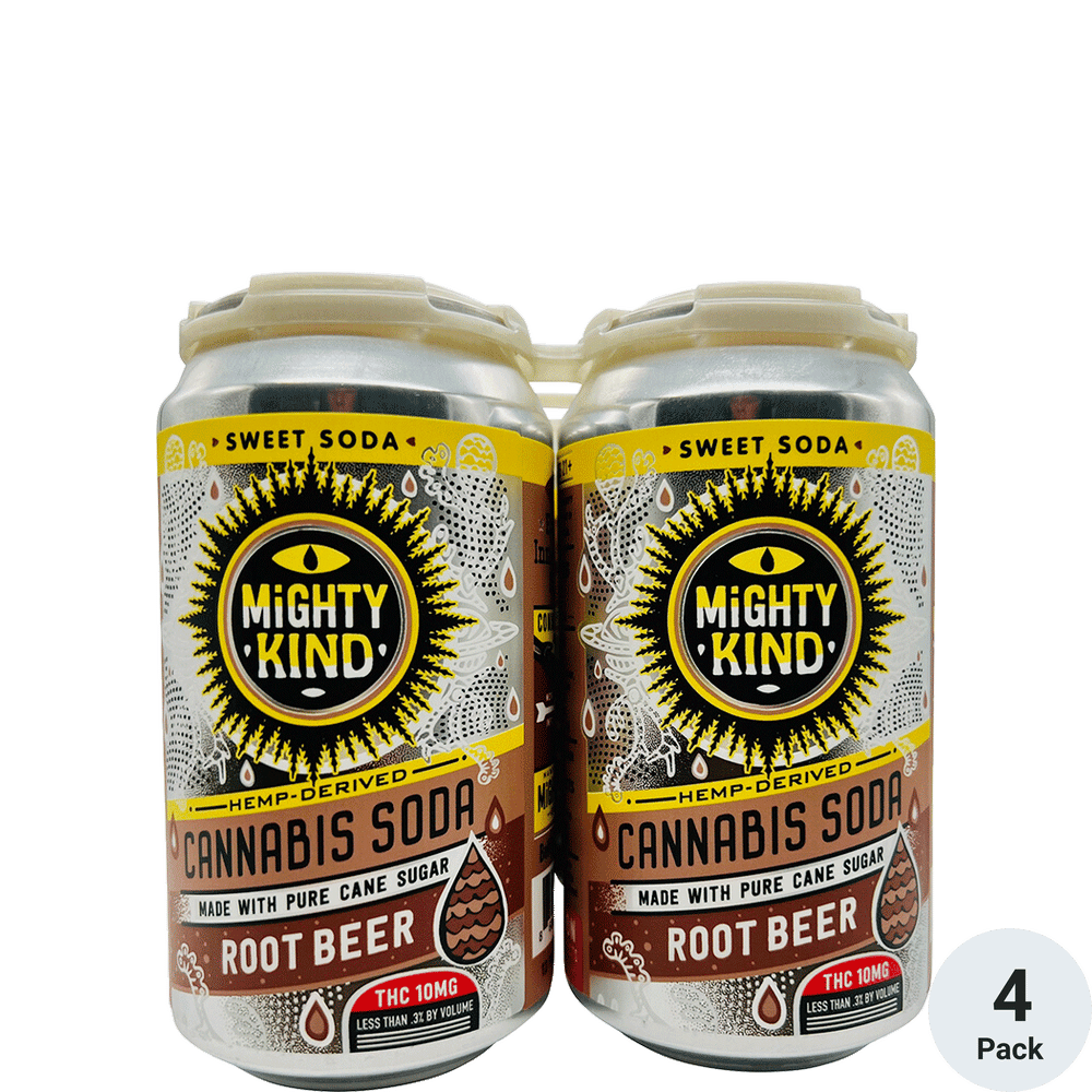 Mighty Kind THC 10mg Root Beer Soda | Total Wine & More