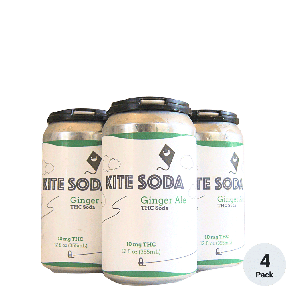 Kite Soda THC 10mg Ginger | Total Wine & More