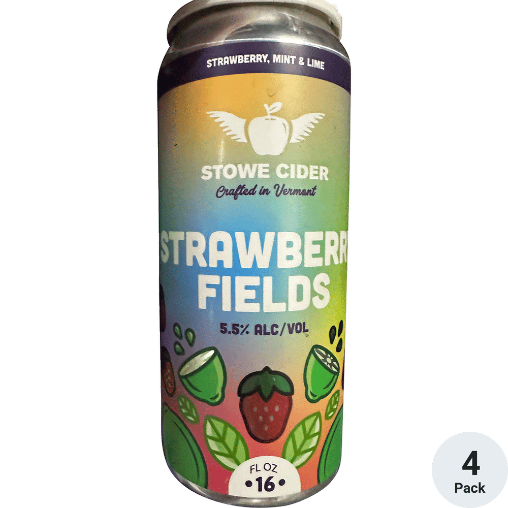 Stowe Cider Strawberry Fields | Total Wine & More