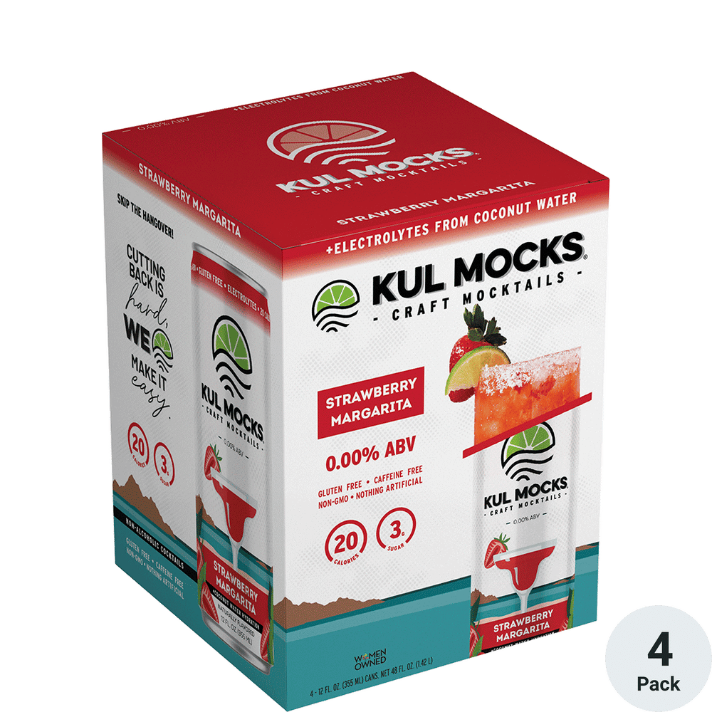 Kul Mocks Non-Alcoholic Strawberry Mock-Arita | Total Wine & More