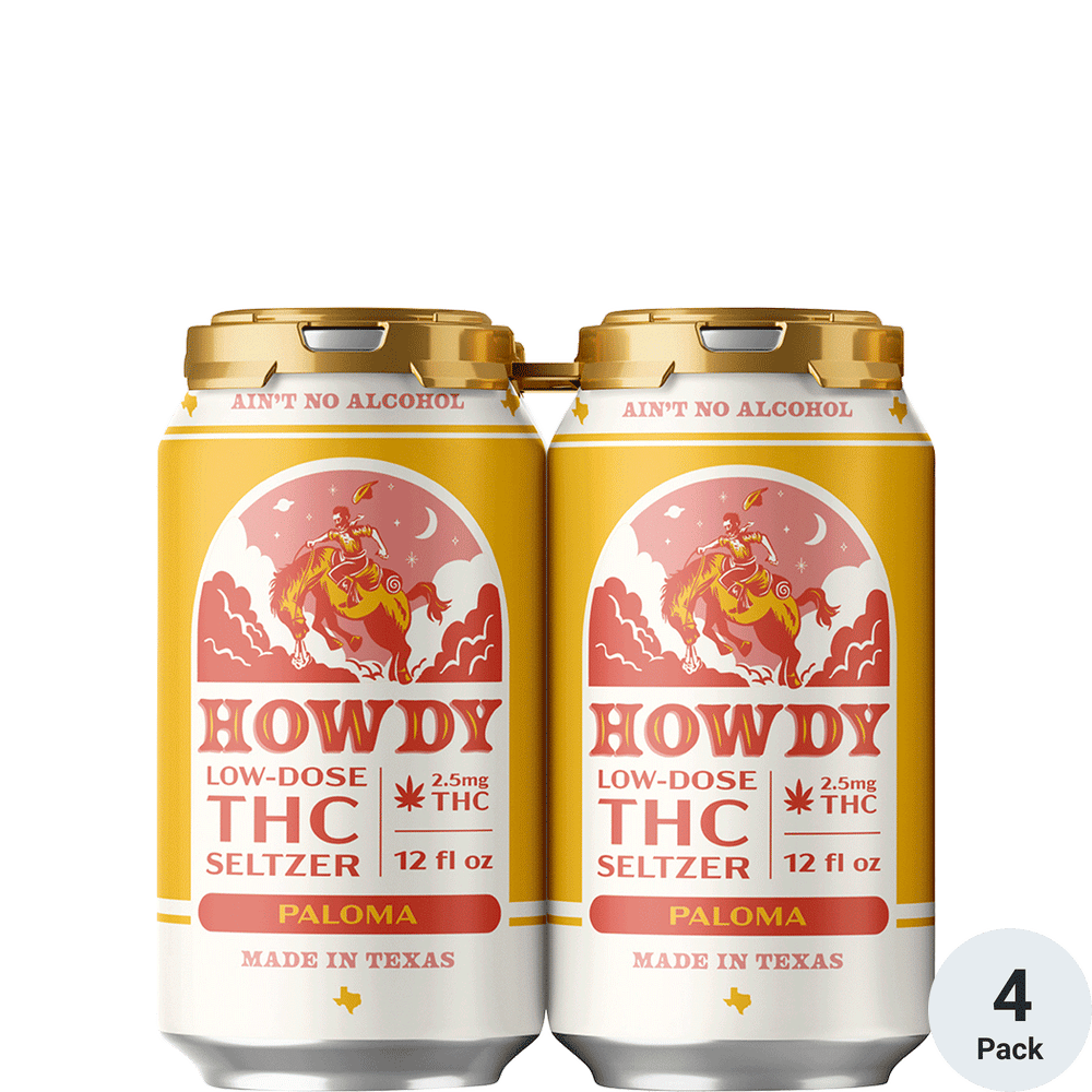 Howdy THC 2.5mg Paloma | Total Wine & More