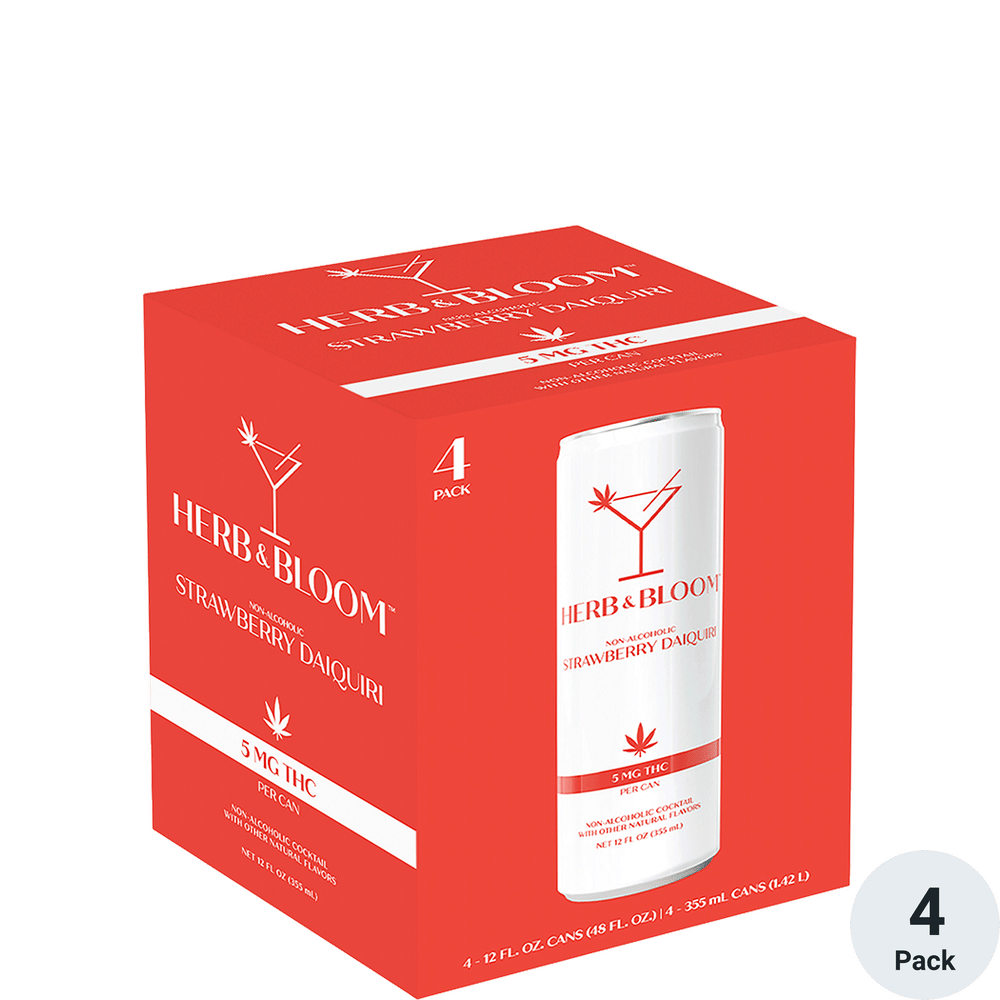 Herb & Bloom THC 5mg Strawberry Daiquiri | Total Wine & More