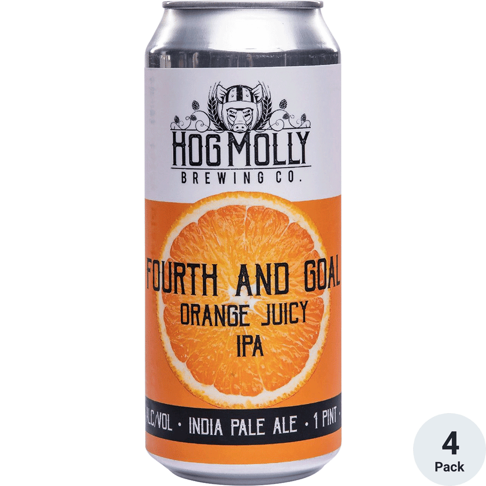 Hog Molly Fourth and Goal Orange Juicy IPA | Total Wine & More