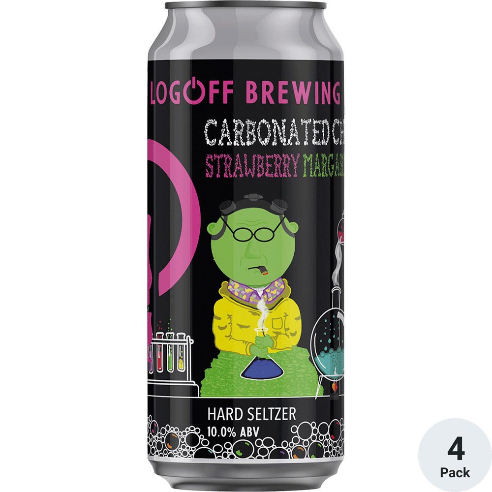 LogOff Carbonated Chaos Strawberry Margarita | Total Wine & More