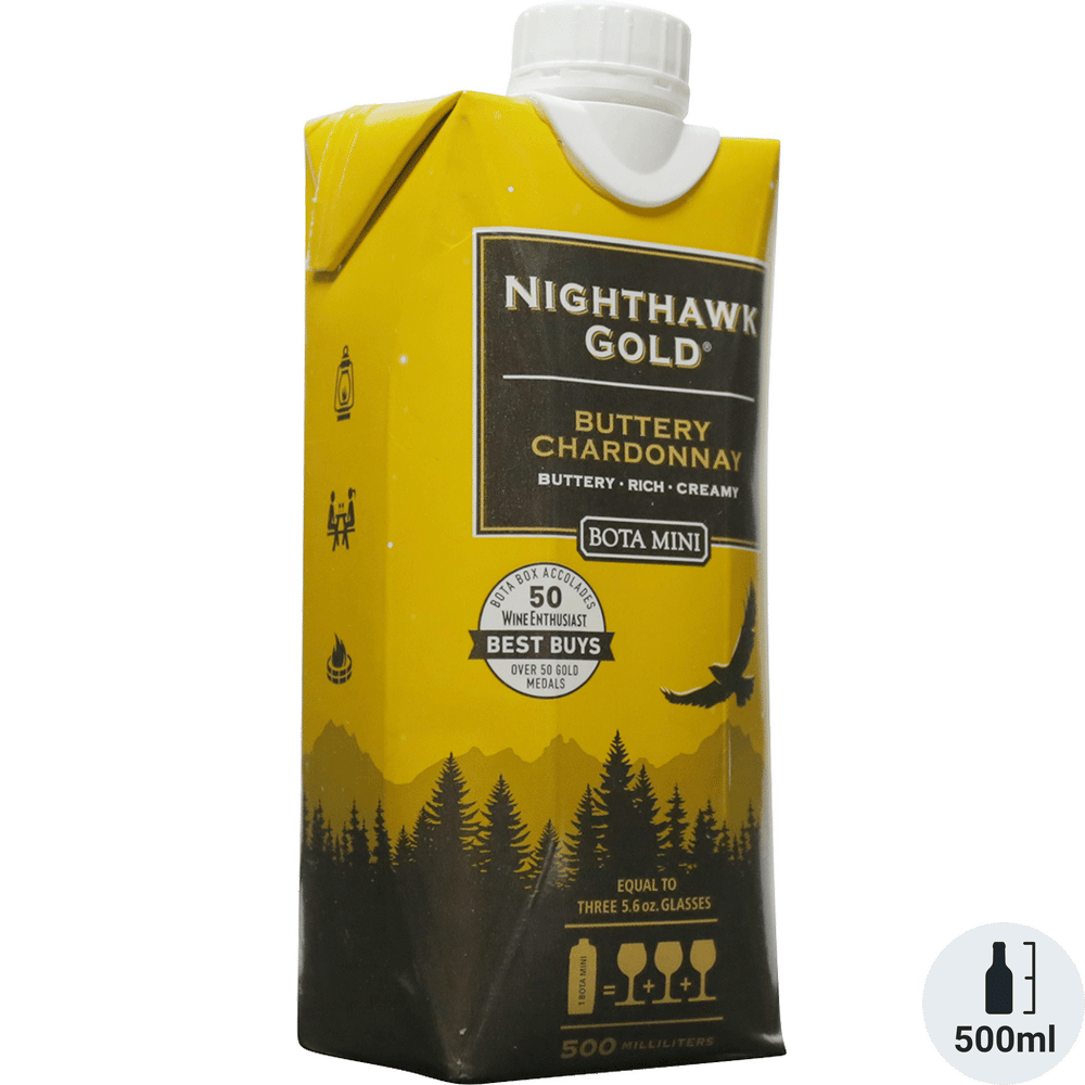 Bota Box Mini Nighthawk Gold Buttery Chardonnay | Total Wine & More