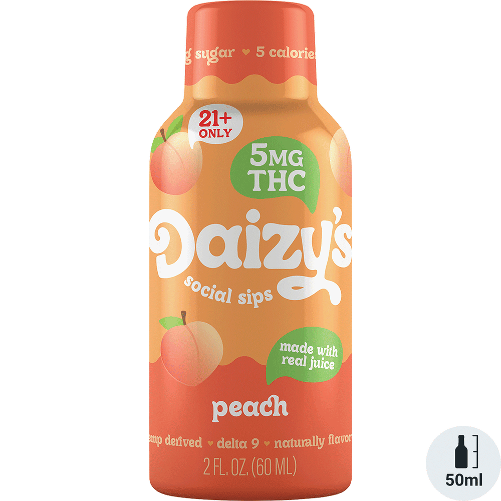 Daizy's THC 5mg Peach Mini | Total Wine & More