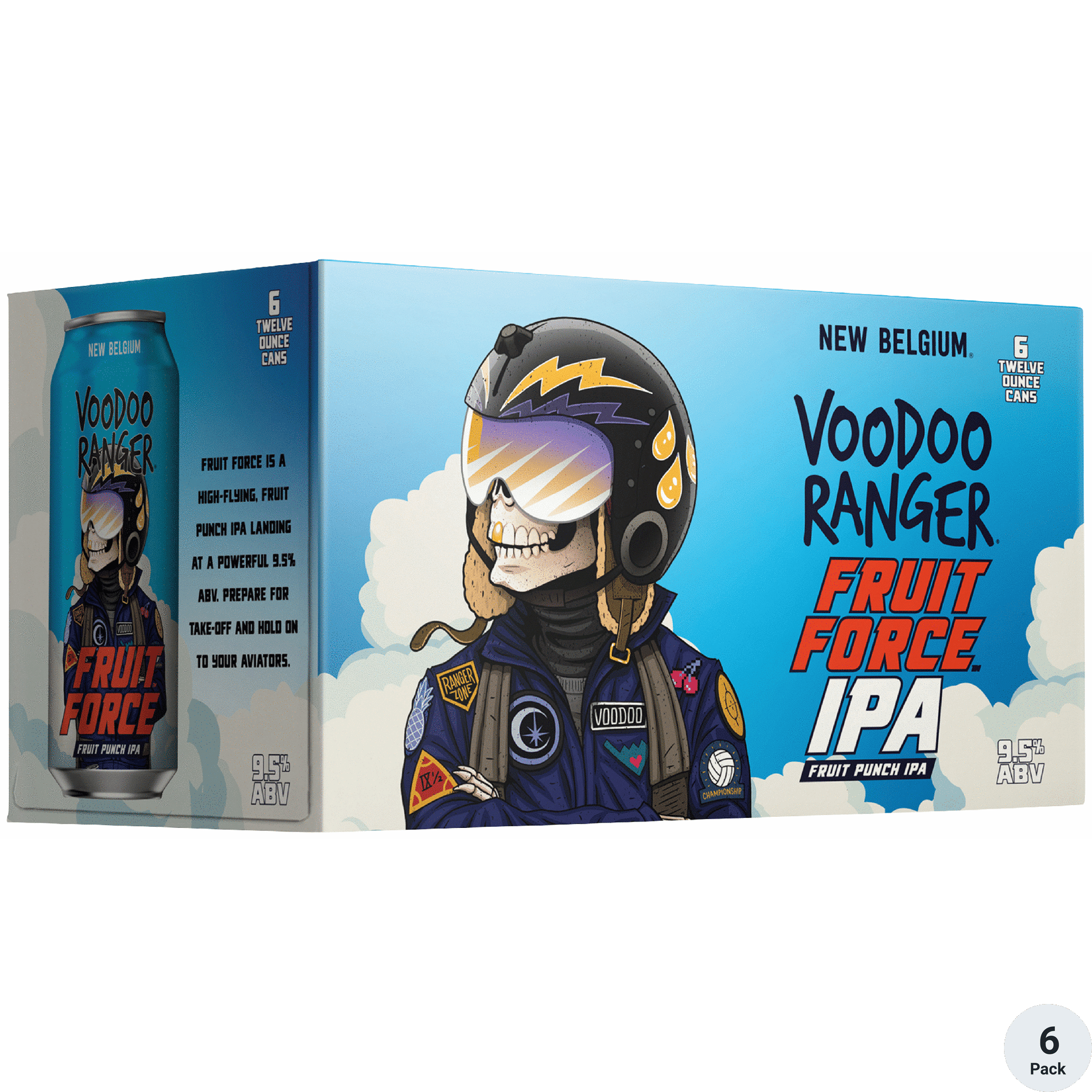 New Belgium Voodoo Ranger Fruit Force Fruit Punch IPA | Total Wine & More