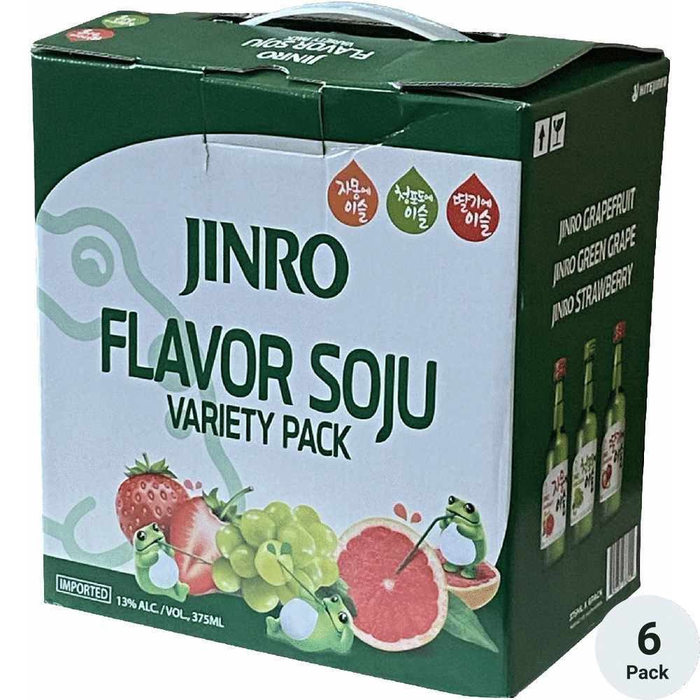 Jinro Soju Pink Variety Flavor Pack | Total Wine & More