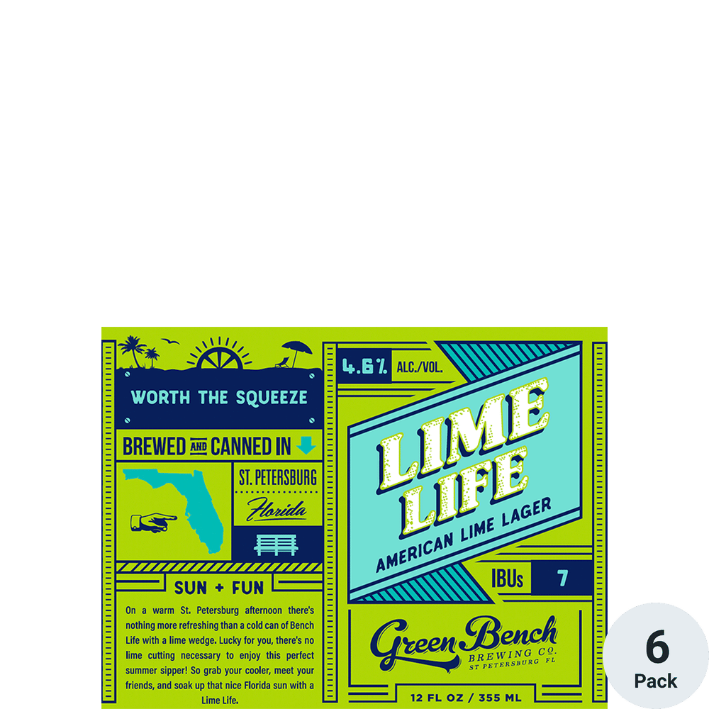 Green Bench Lime Life | Total Wine & More