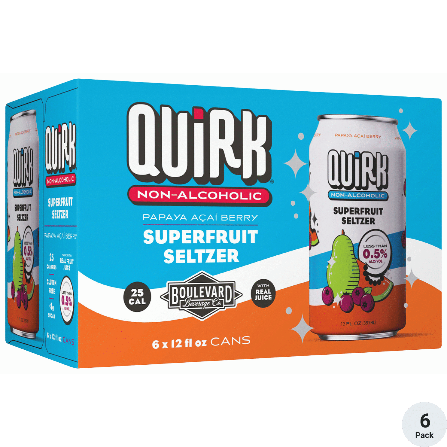 Boulevard Quirk Super Fruit N/A Seltzer | Total Wine & More