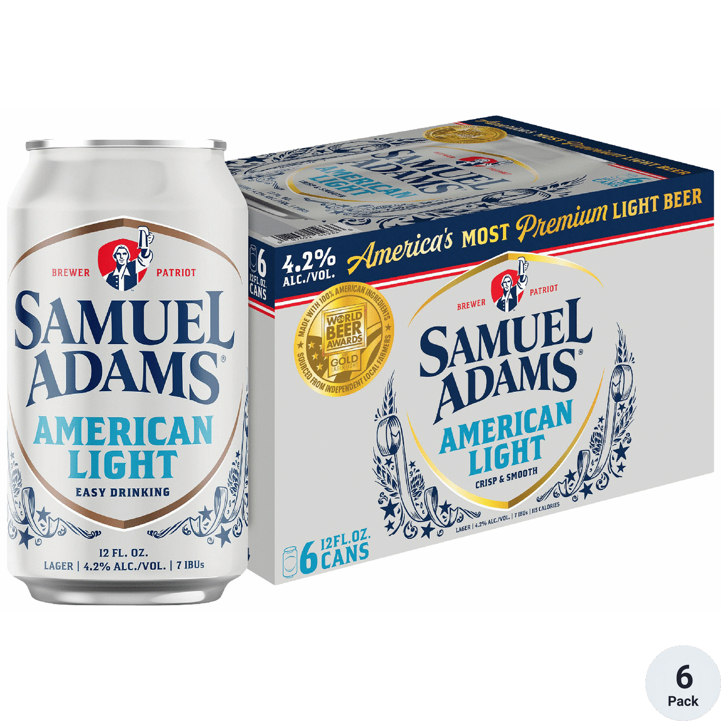 Samuel Adams American Light Lager Beer | Total Wine & More
