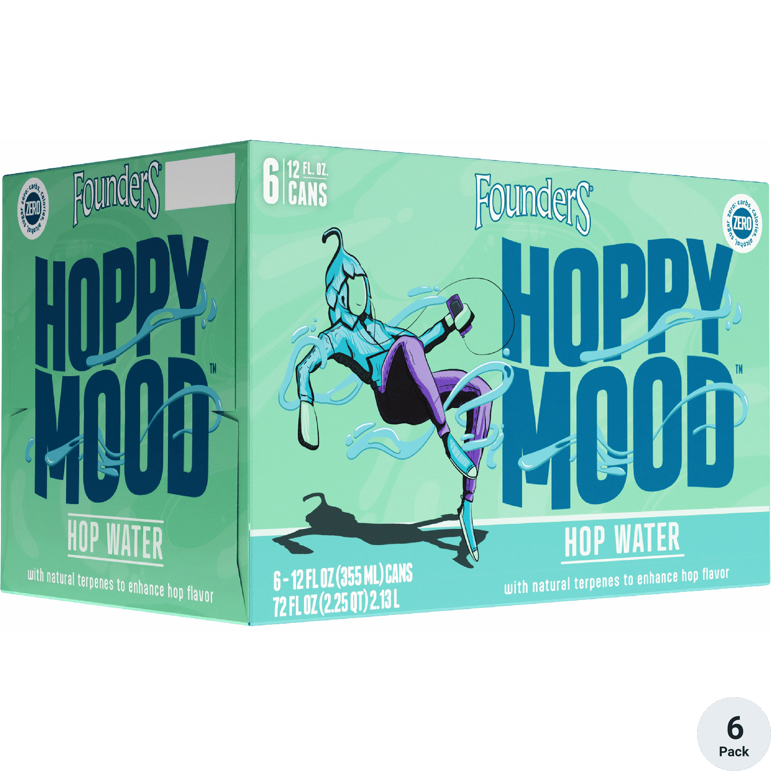 Founders Non-Alcoholic Hoppy Mood Hop Water | Total Wine & More