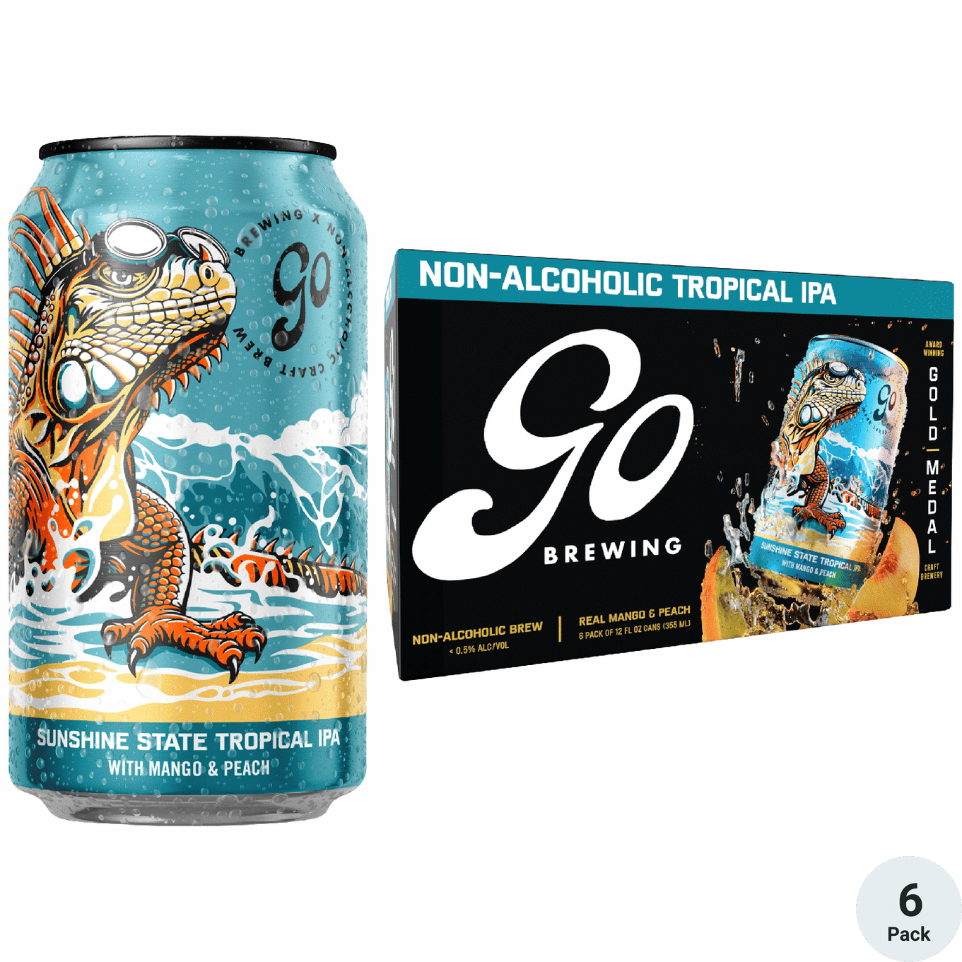 Go Brewing Non-Alcoholic Sunshine State Tropical IPA | Total Wine & More