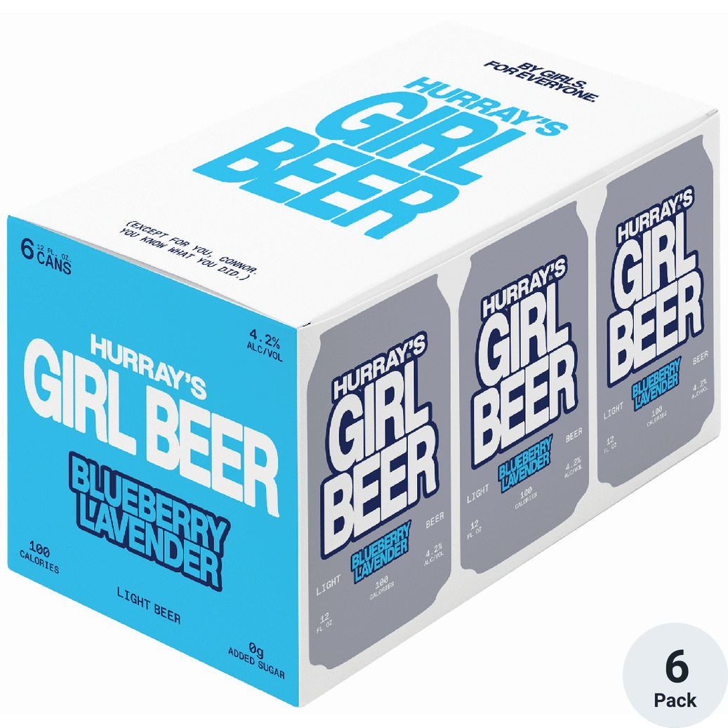 Hurray's Girl Beer Blueberry Lavender Light Beer | Total Wine & More