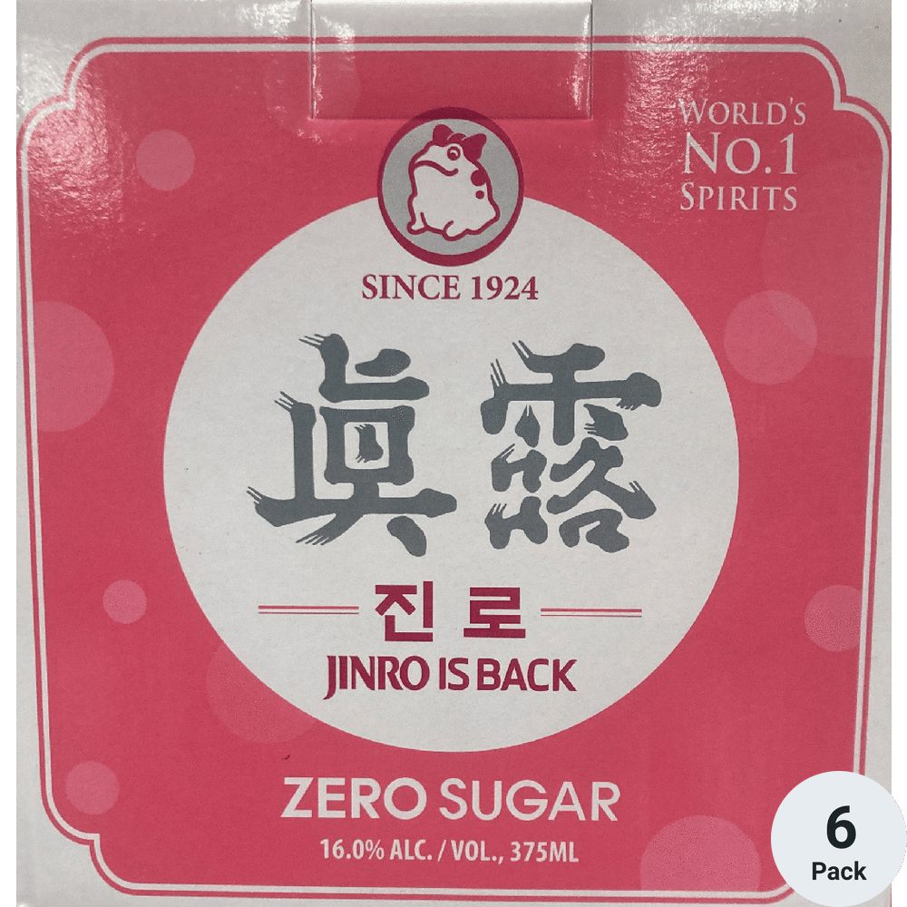Jinro Is Back Zero Sugar Soju | Total Wine & More