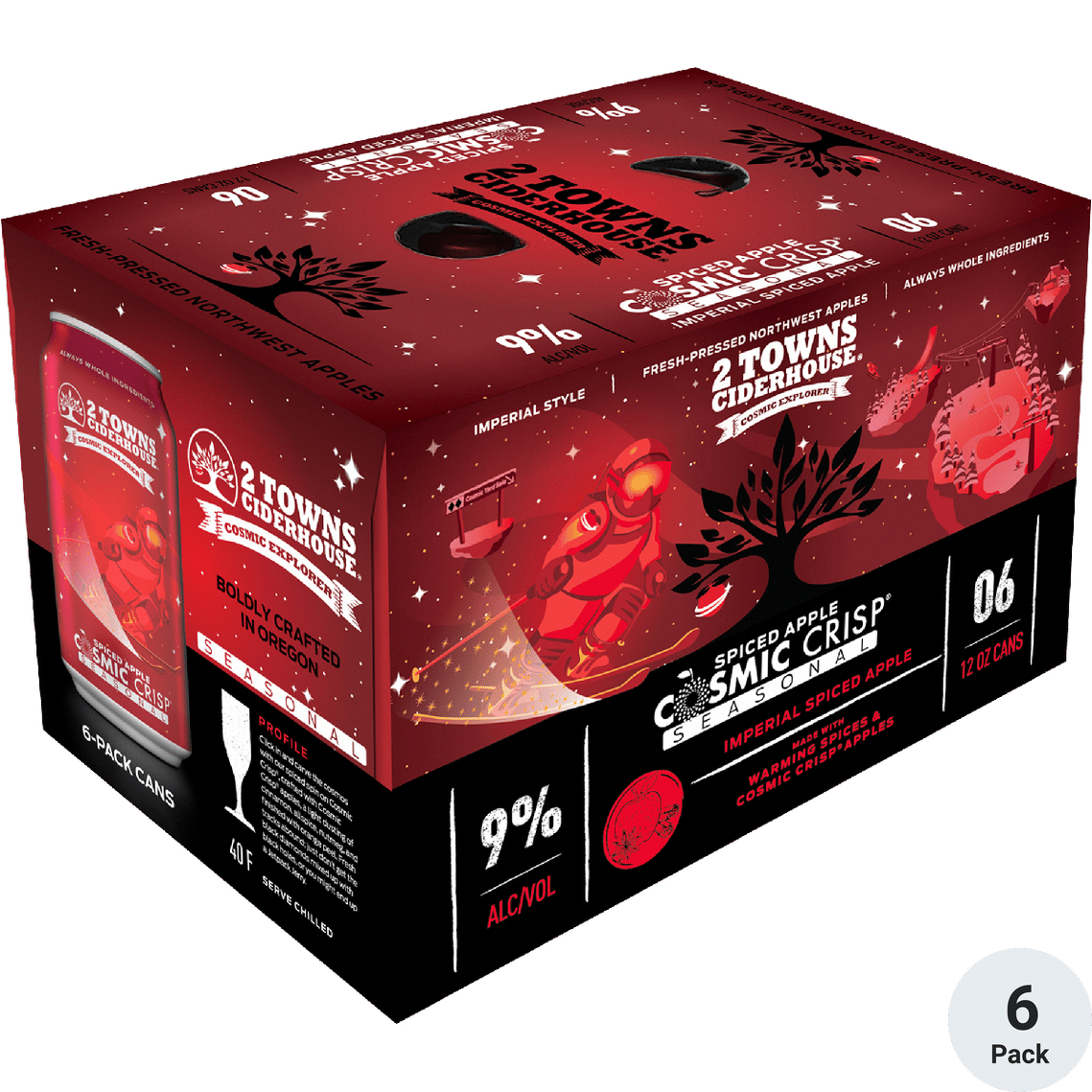 2 Towns Spiced Cosmic Crisp | Total Wine & More