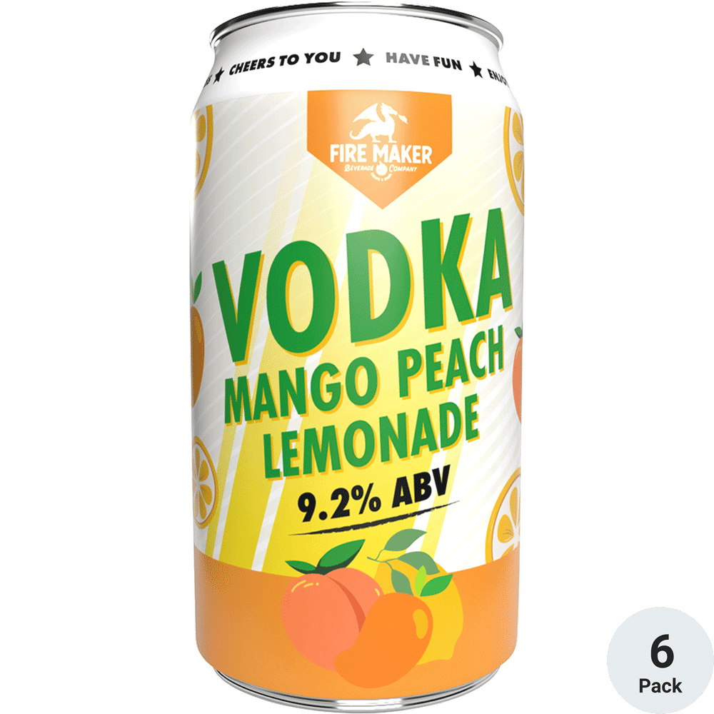 Fire Maker Vodka Mango Peach Lemonade | Total Wine & More