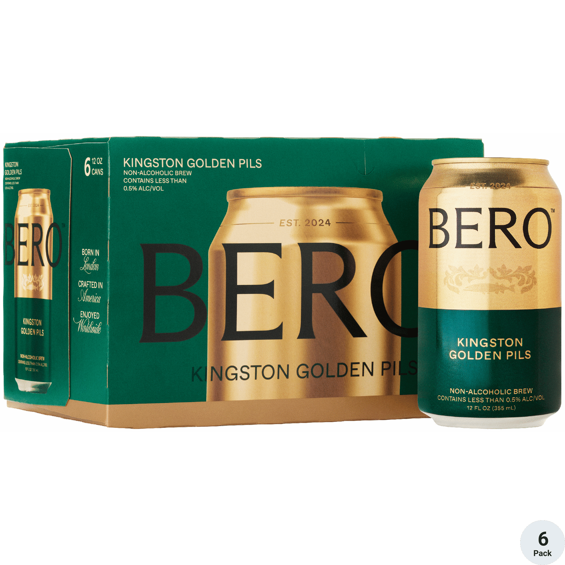 BERO Non-Alcoholic Kingston Golden Pils | Total Wine & More