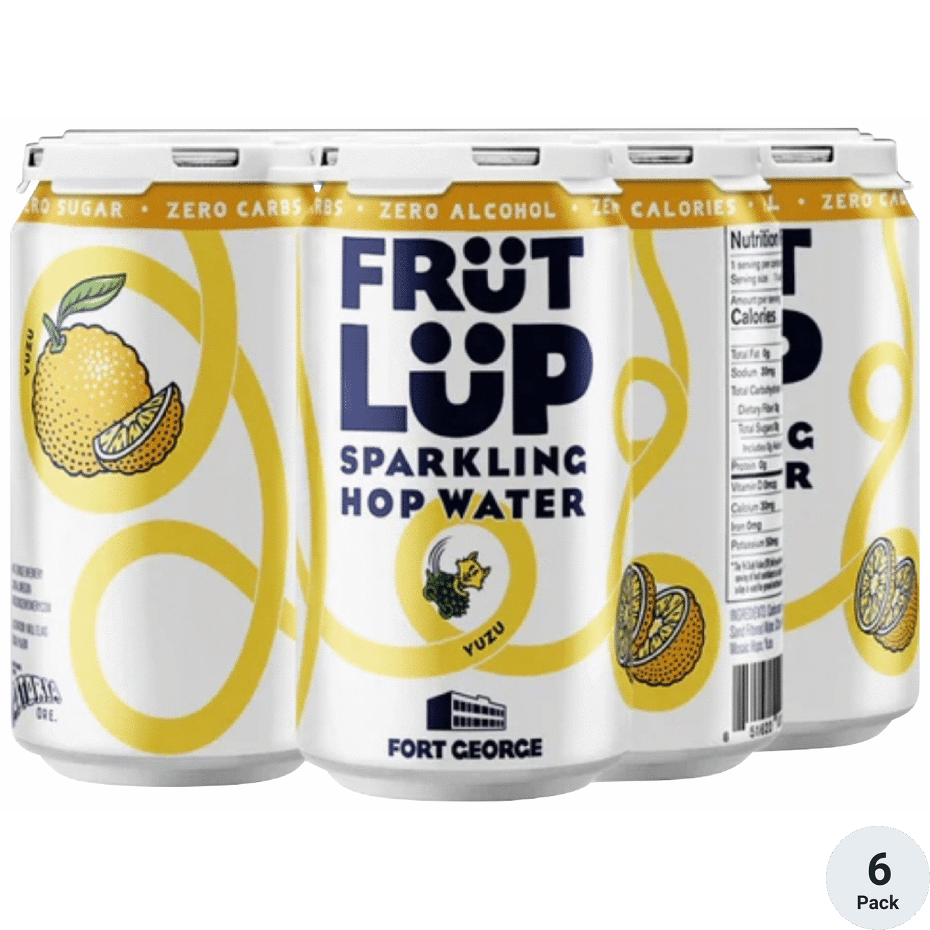 Fort George Non-Alcoholic Yuzu Frut Lup Sparkling Hop Water | Total ...
